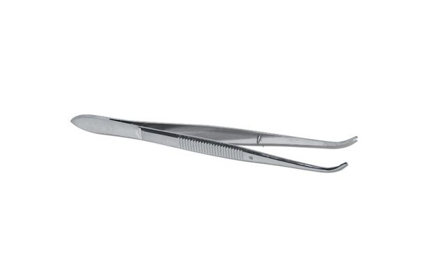 Forceps, Curved, Fine 150mm - Solmedia
