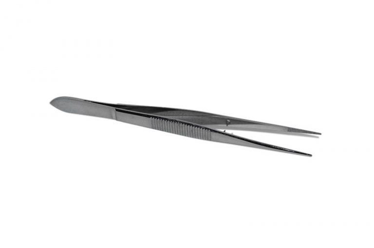 Forceps, Straight, Fine 150mm - Solmedia