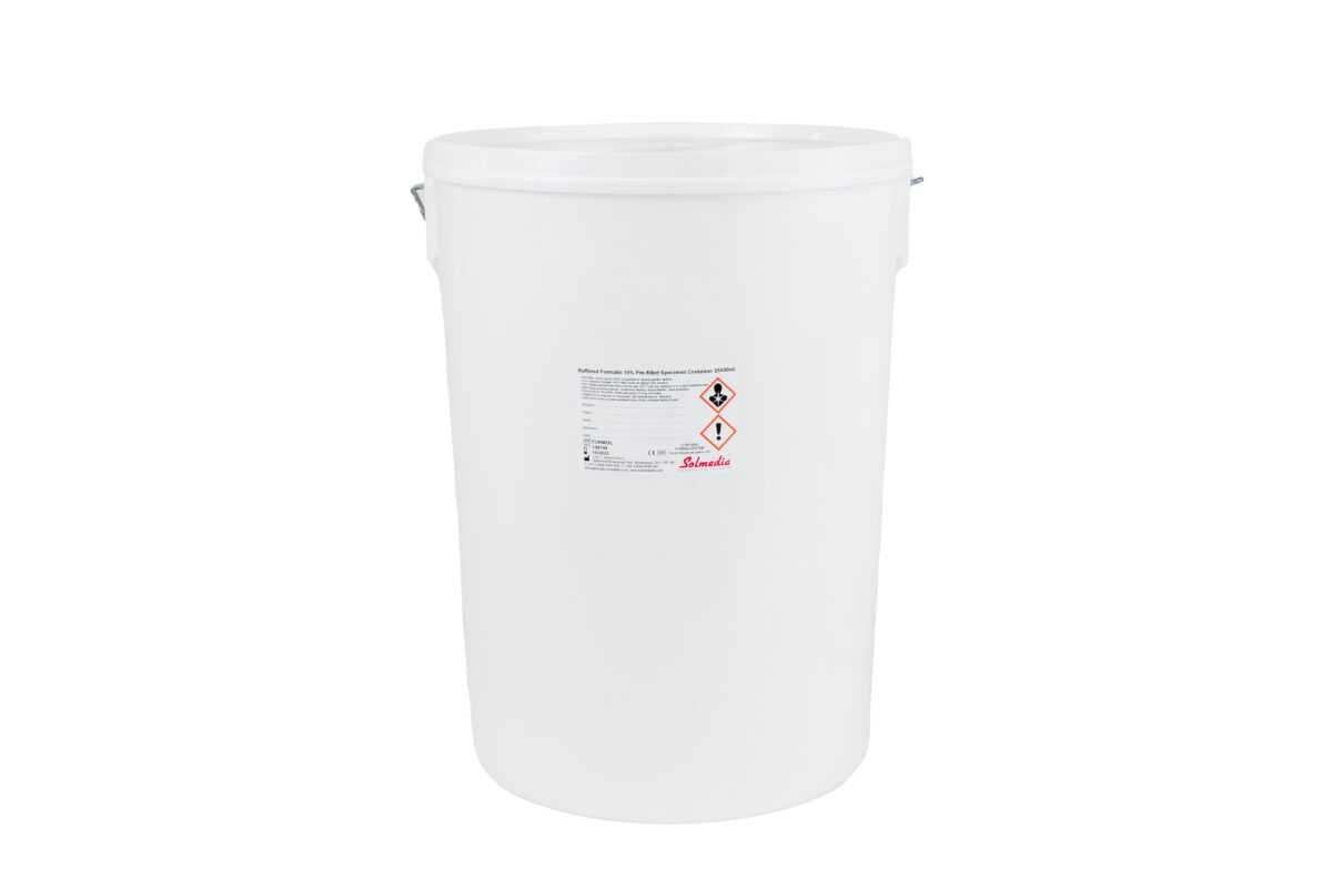 Prefilled Buffered Formalin 10% container 25L - Solmedia